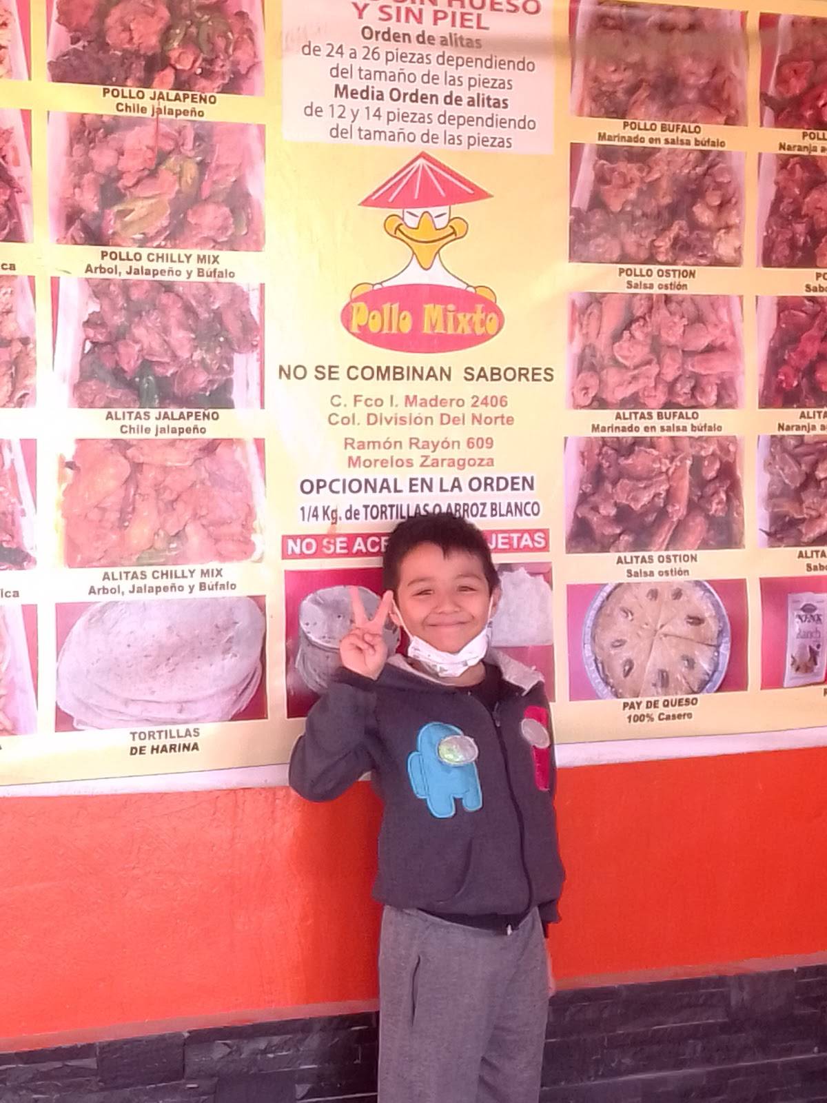 Carta del restaurante Pollo Mixto, Ciudad Juarez, C. Ramón Rayon 609