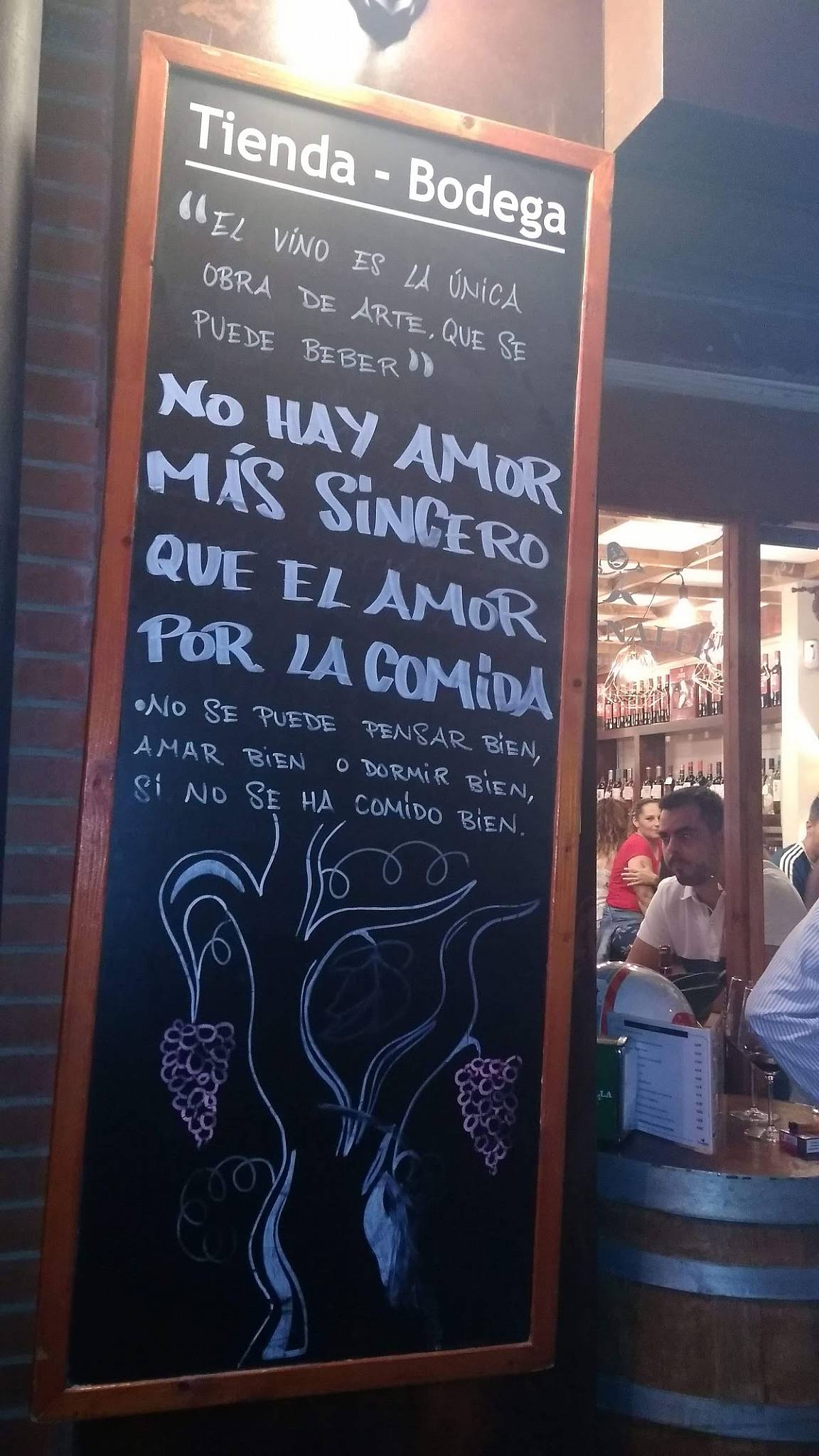 Carta del restaurante El Sultán, Alicante