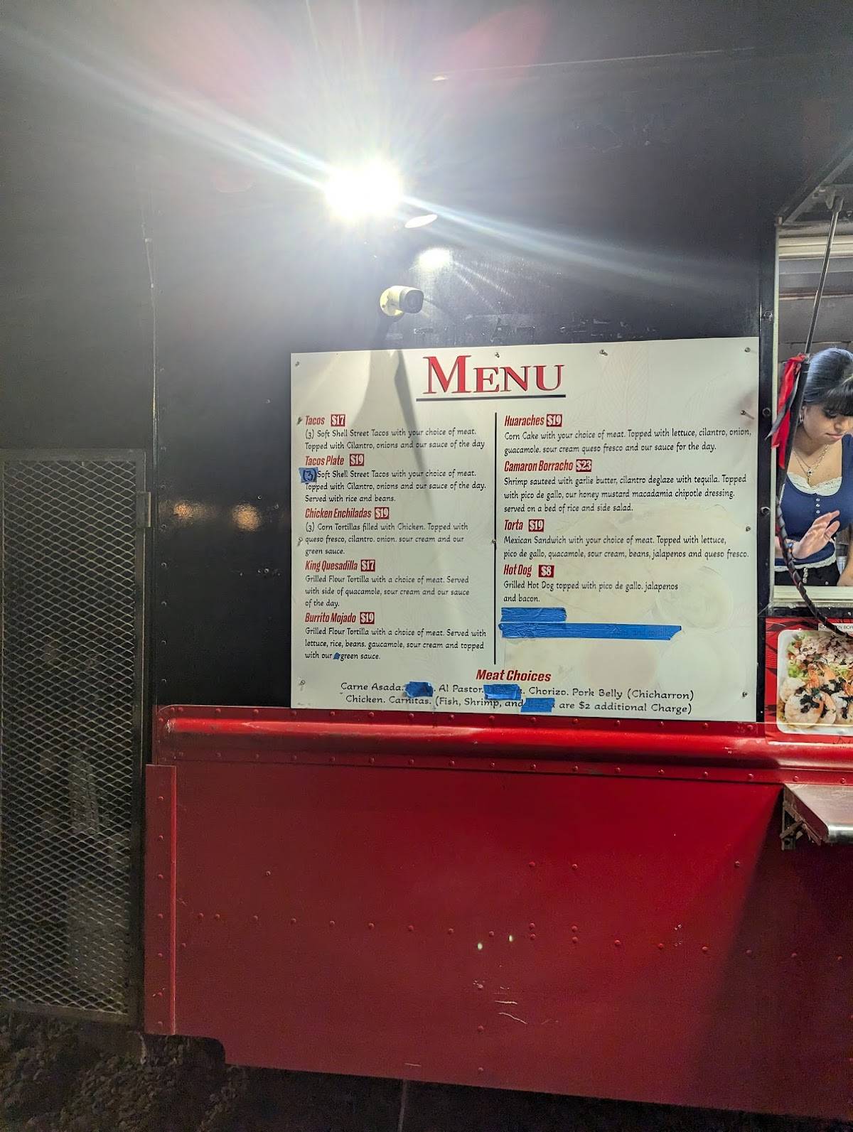 Menu at El Taco Borracho restaurant, Lahaina, Lower Honoapiilani Rd