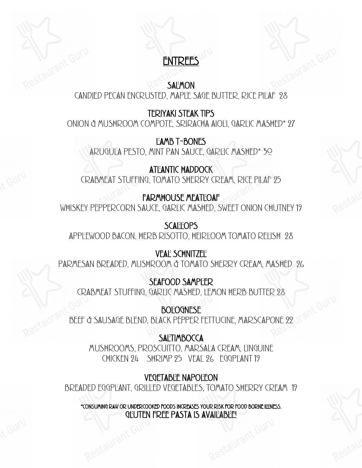 Menu at Ellis Variety and Diner restaurant, Dixfield