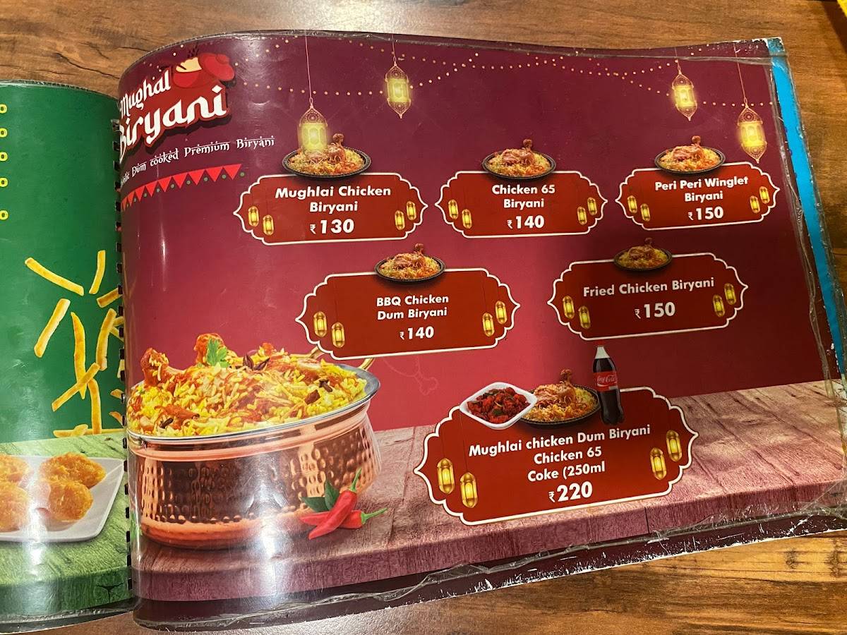 Menu at Snackers Republic, Erode