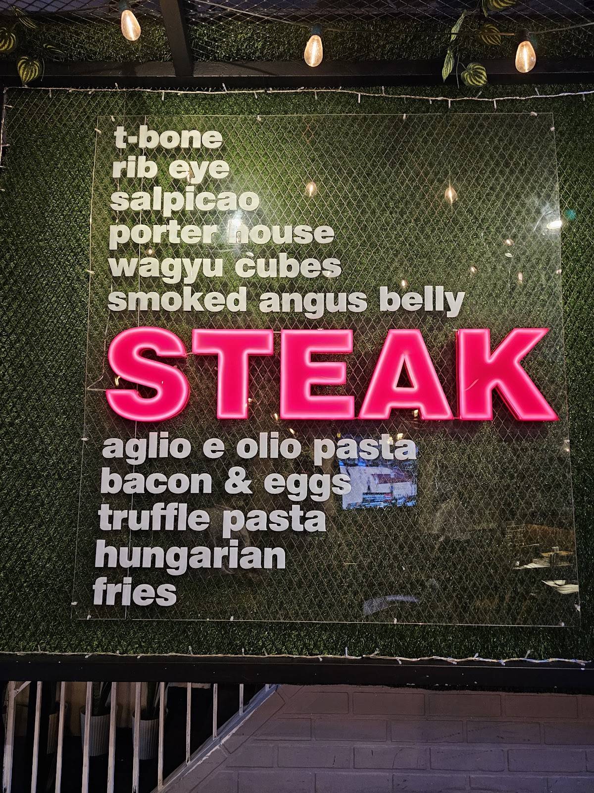 Menu at Escobar's Steakhouse, Quezon City, South Triangle