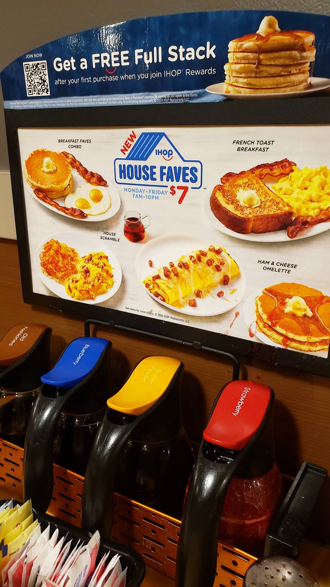 Menu at IHOP restaurant, Springfield, Gateway St