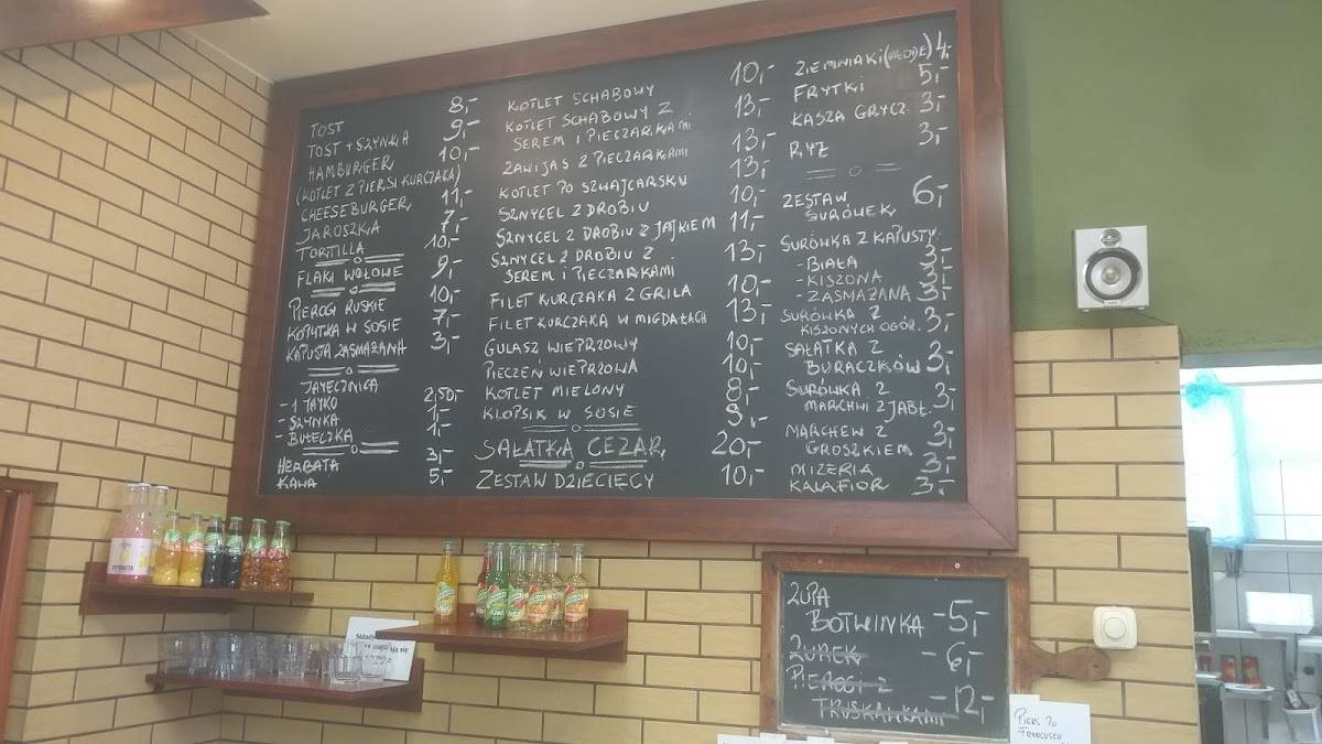 Menu at Expresso. Bar, Żary
