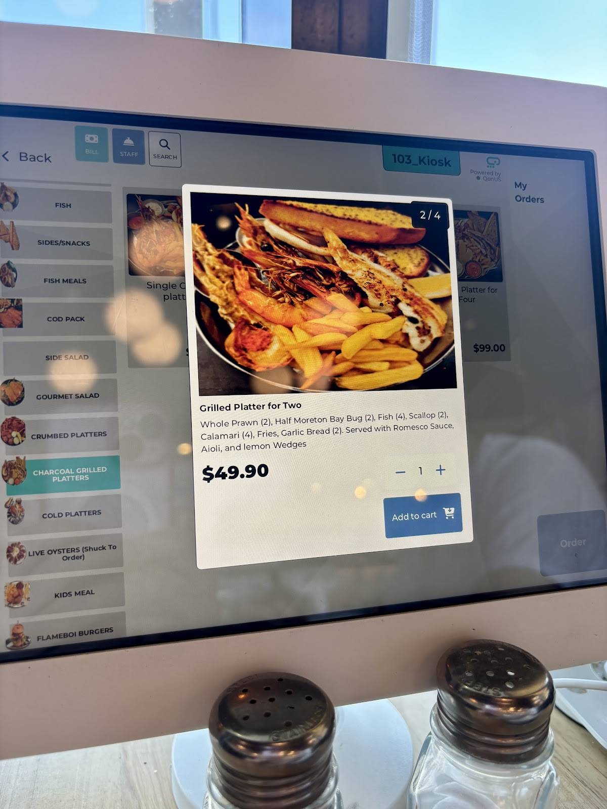 Menu at FISHBOI restaurant, Springwood