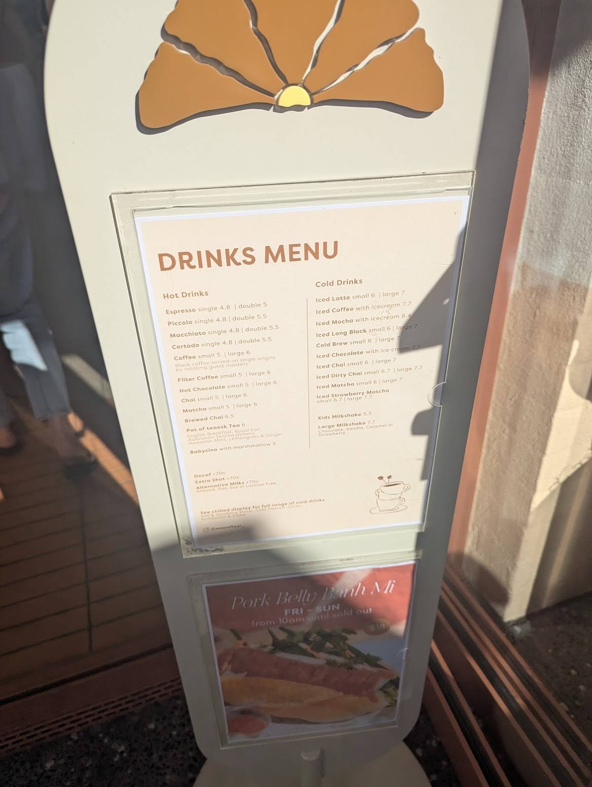 Menu at FLOUR coffee & doughroom restaurant, Caringbah South
