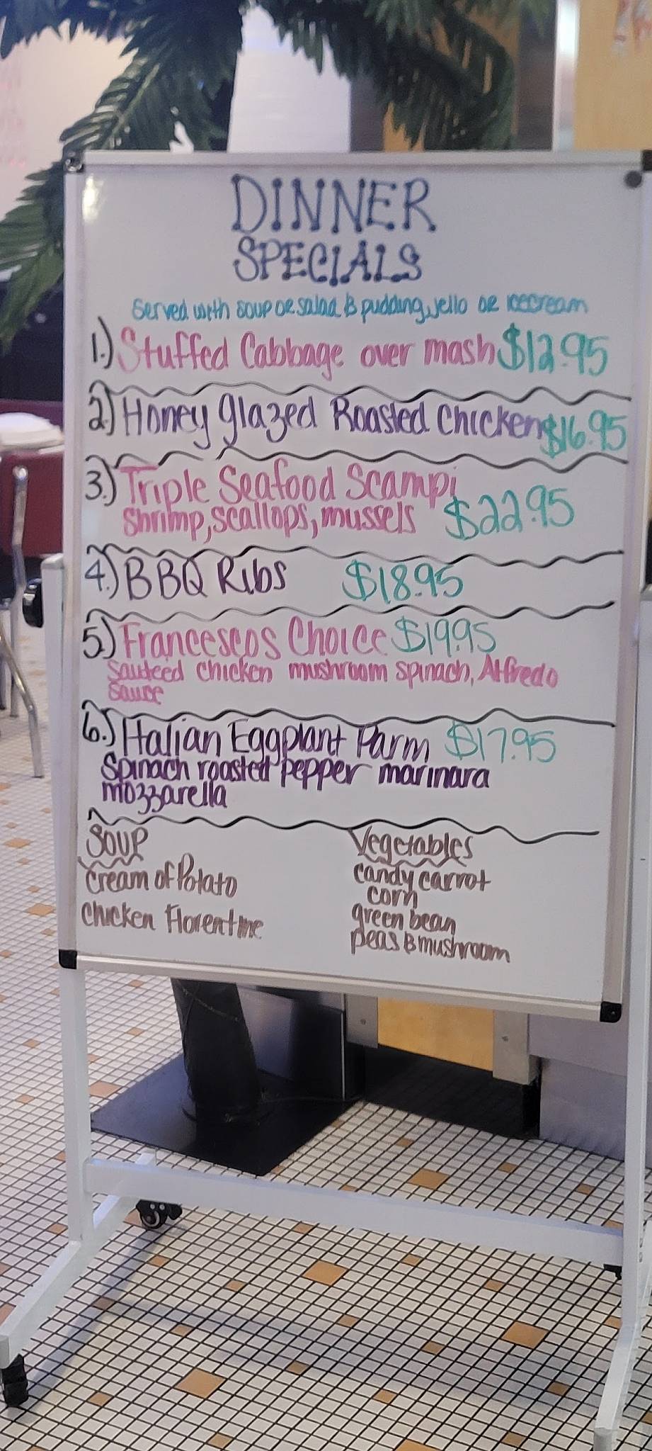Menu at Falcon Diner restaurant, Brooklawn