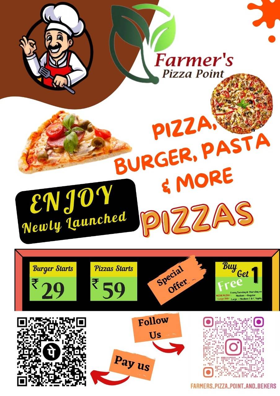 Menu at Farmer Pizza Point( Chamkaur sahib), Chamkaur Sahib