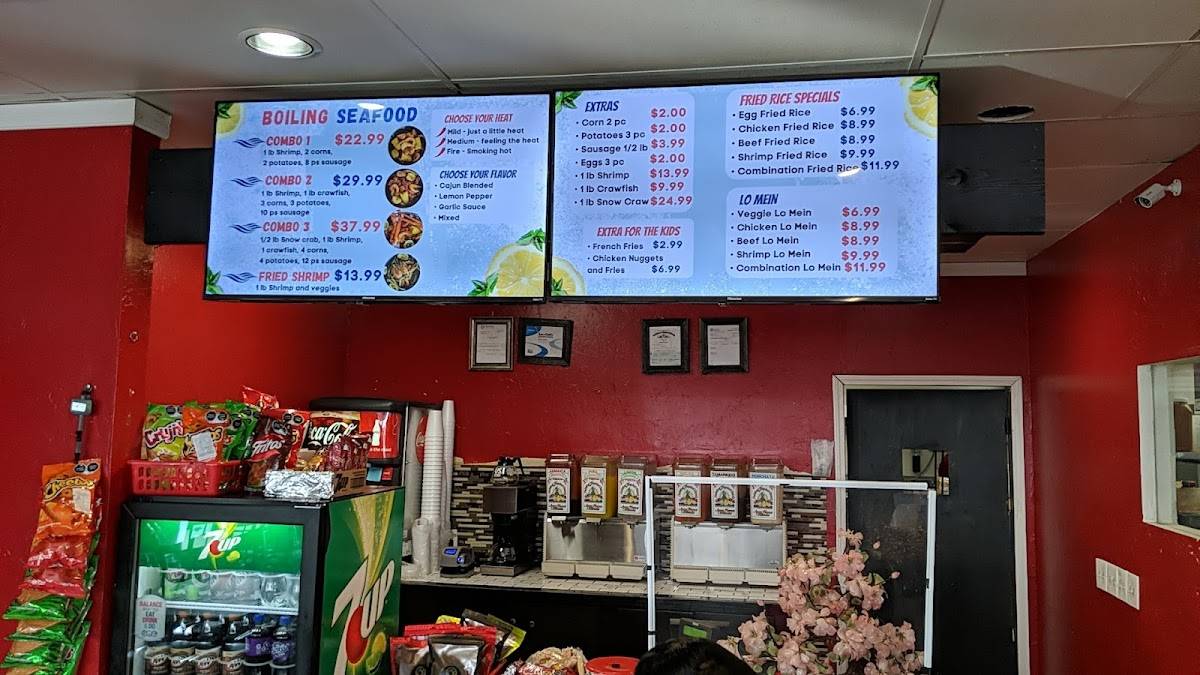 Menu at Chimex Express fast food, Oklahoma City, 937 SW 59th St
