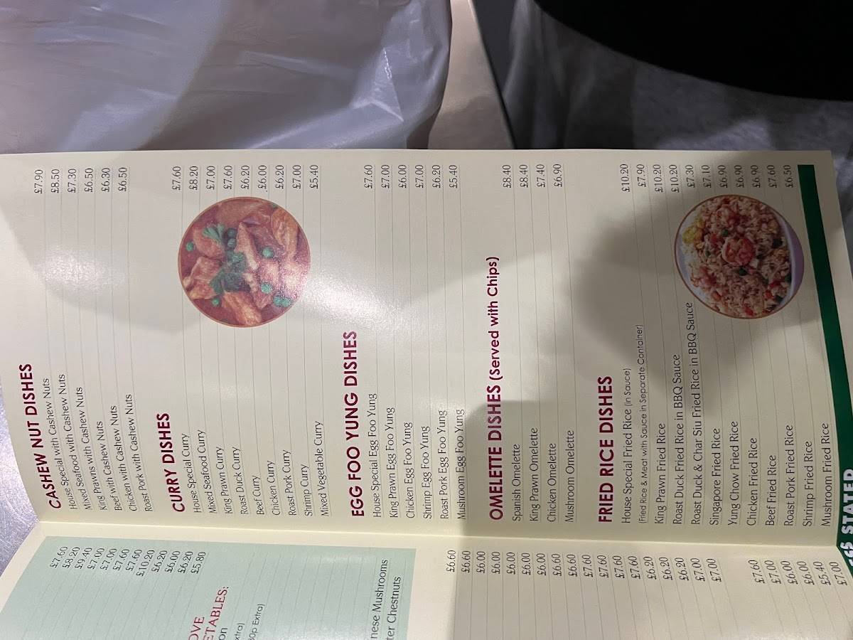 Menu at Little Buddha Swinton fast food, Swinton