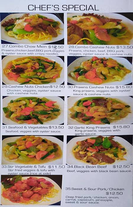 Menu at Top 1 Noodle Bowl restaurant, Brassall