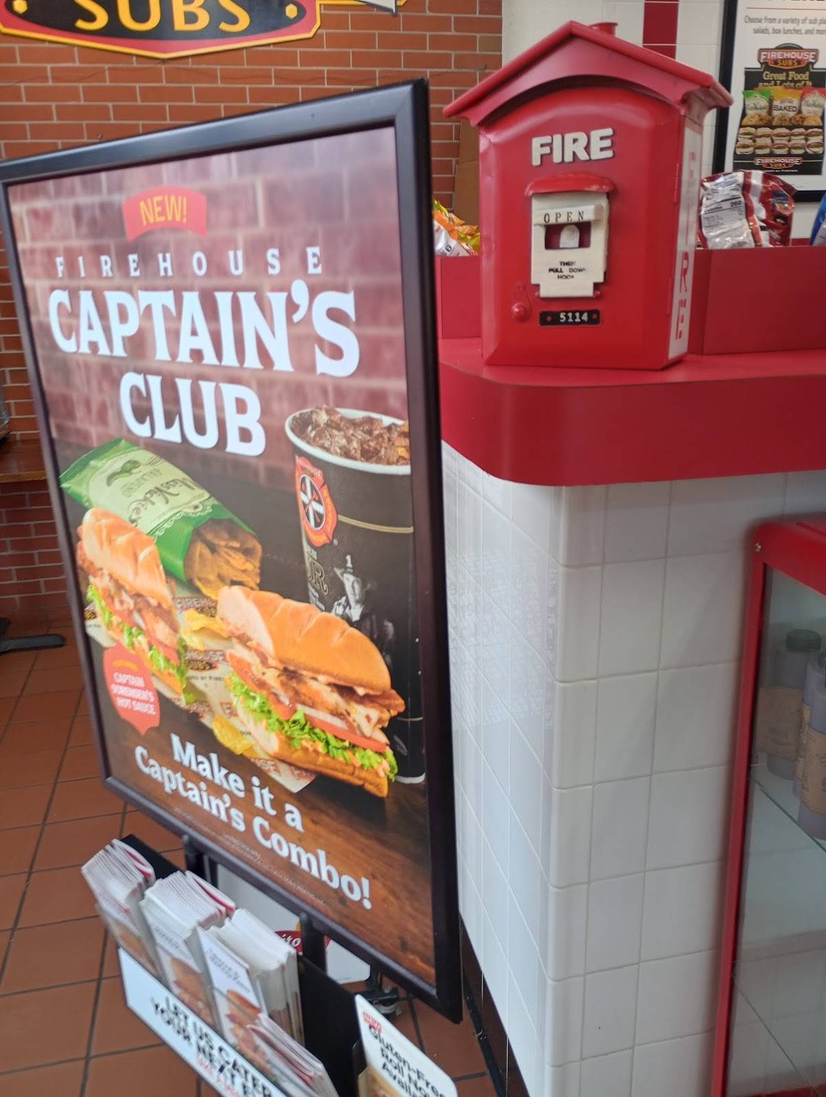 Menu at Firehouse Subs Corporate Square fast food, Slidell, Gause Blvd