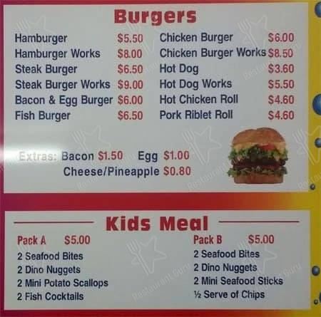 Menu at Fish Inn fast food, Regents Park, Unit 8/57-61 Emerald Dr