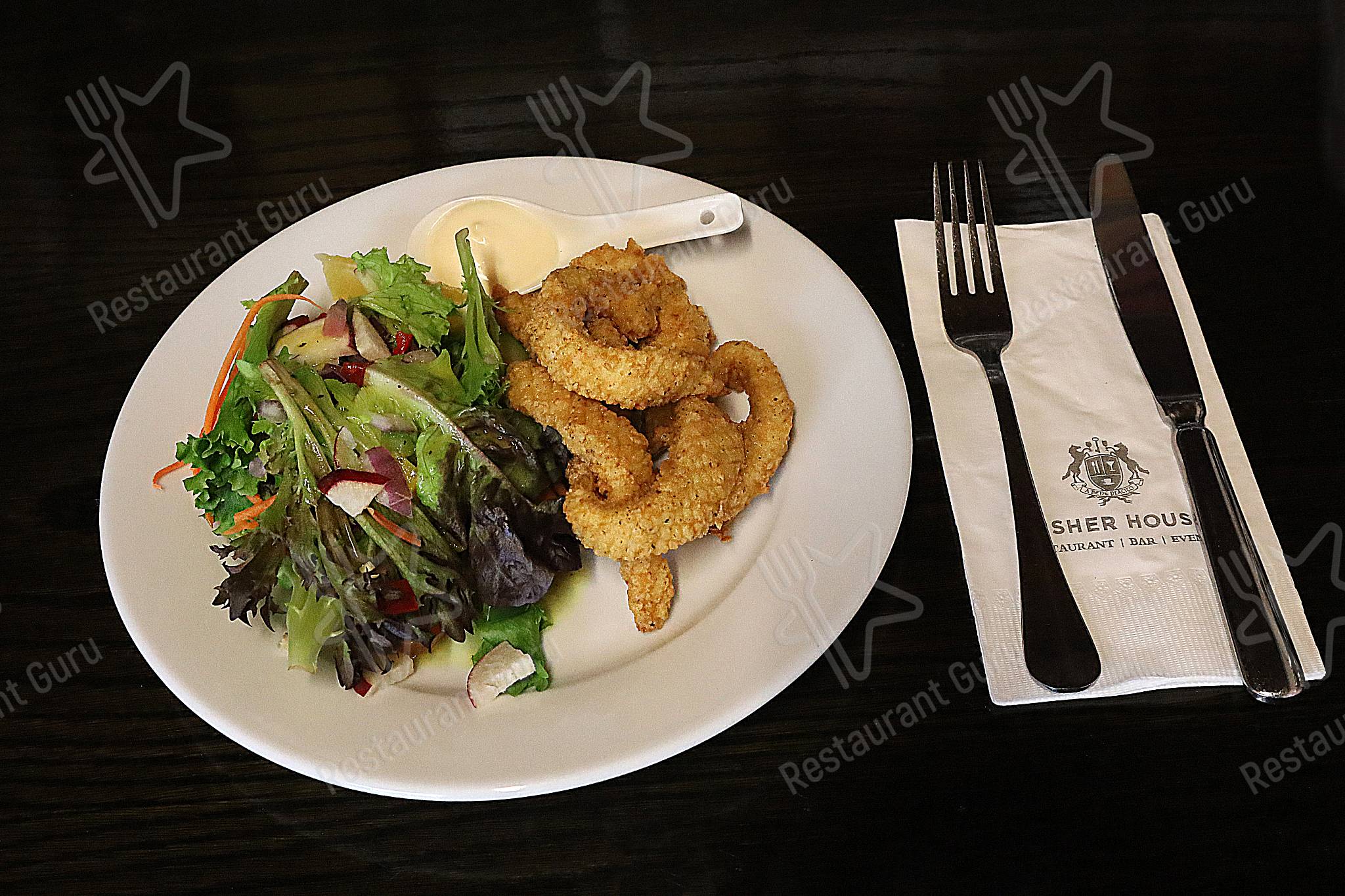 Menu at Fisher House restaurant, Auckland