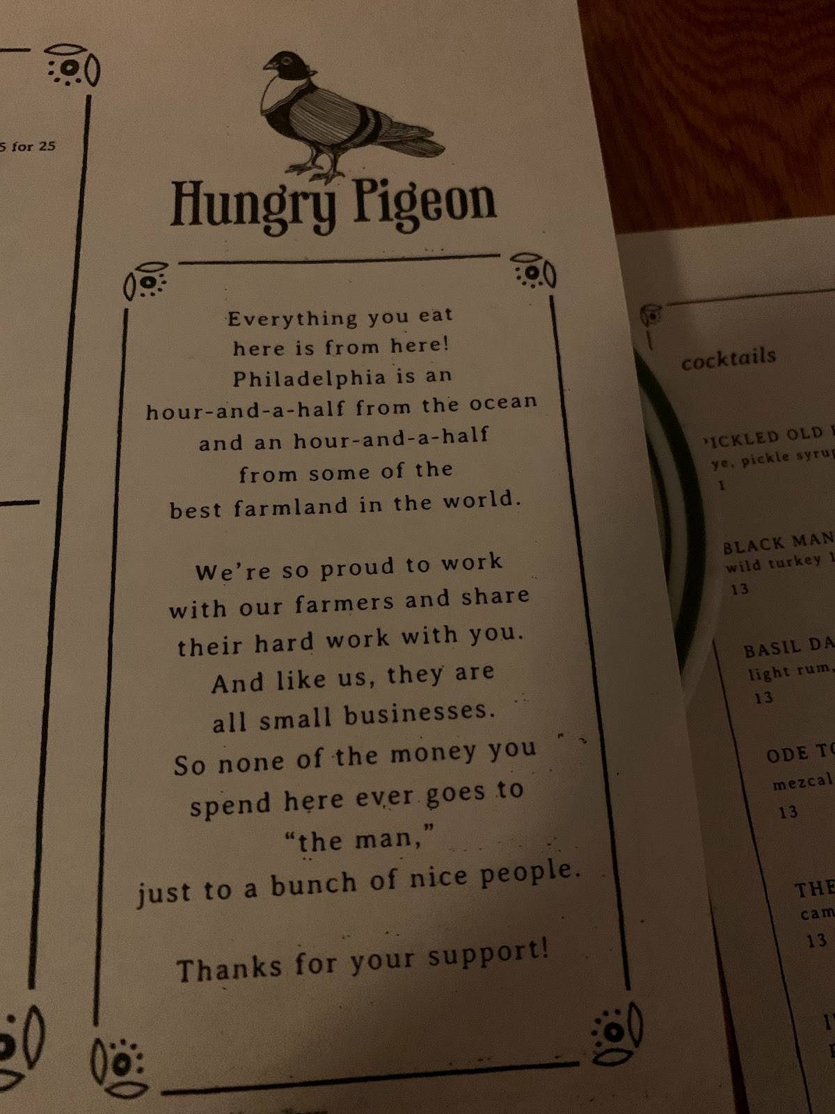 Menu at Fitz and Starts pub & bar, Philadelphia