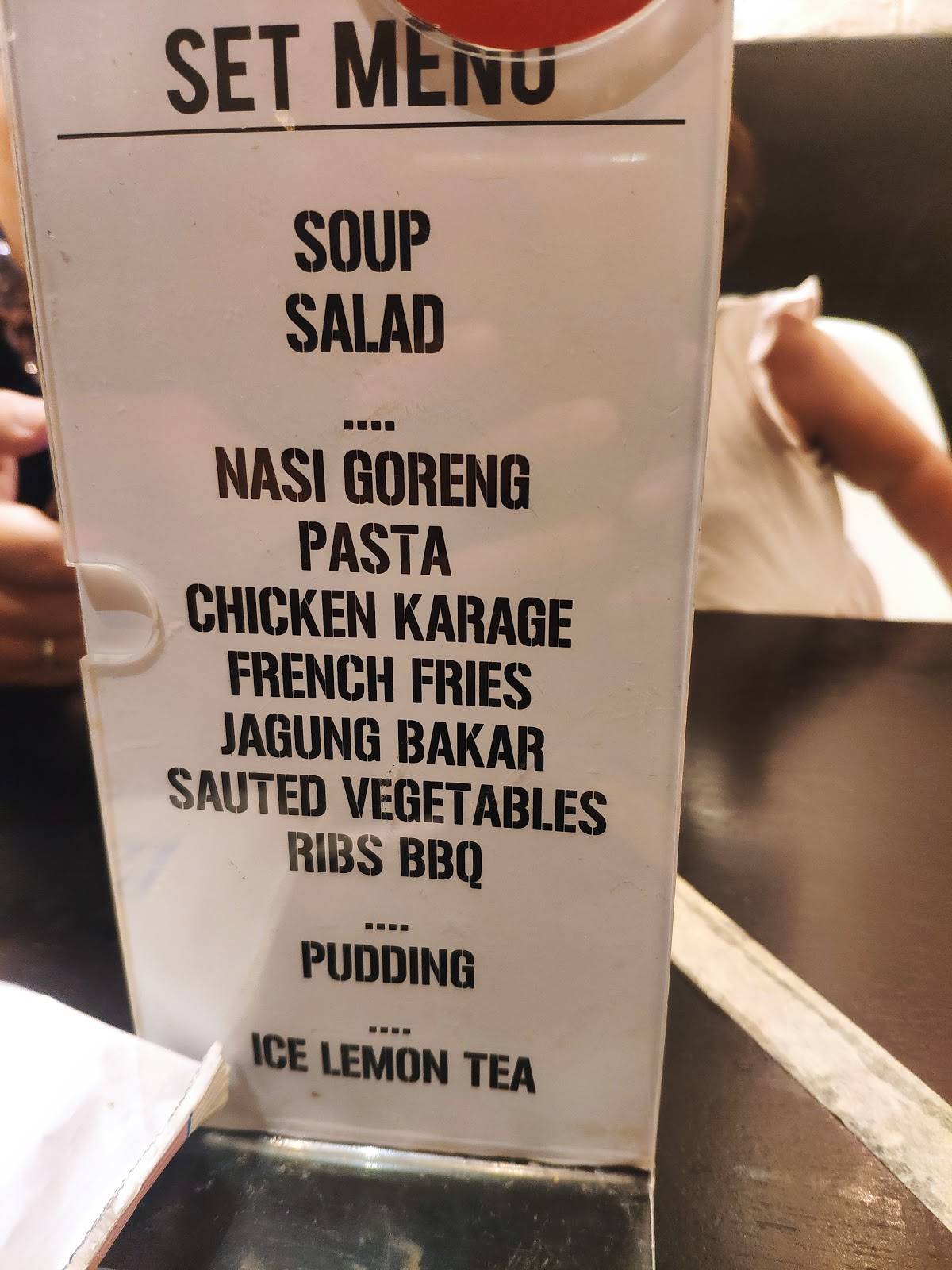 Menu at Fogo Brazilian BBQ - Intiland, Central Jakarta