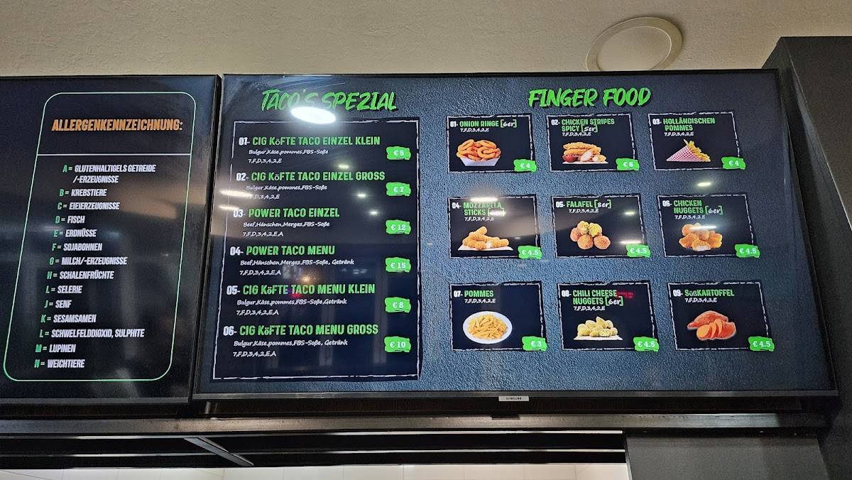 Speisekarte von Food King Tacos Dortmund restaurant, Dortmund ...