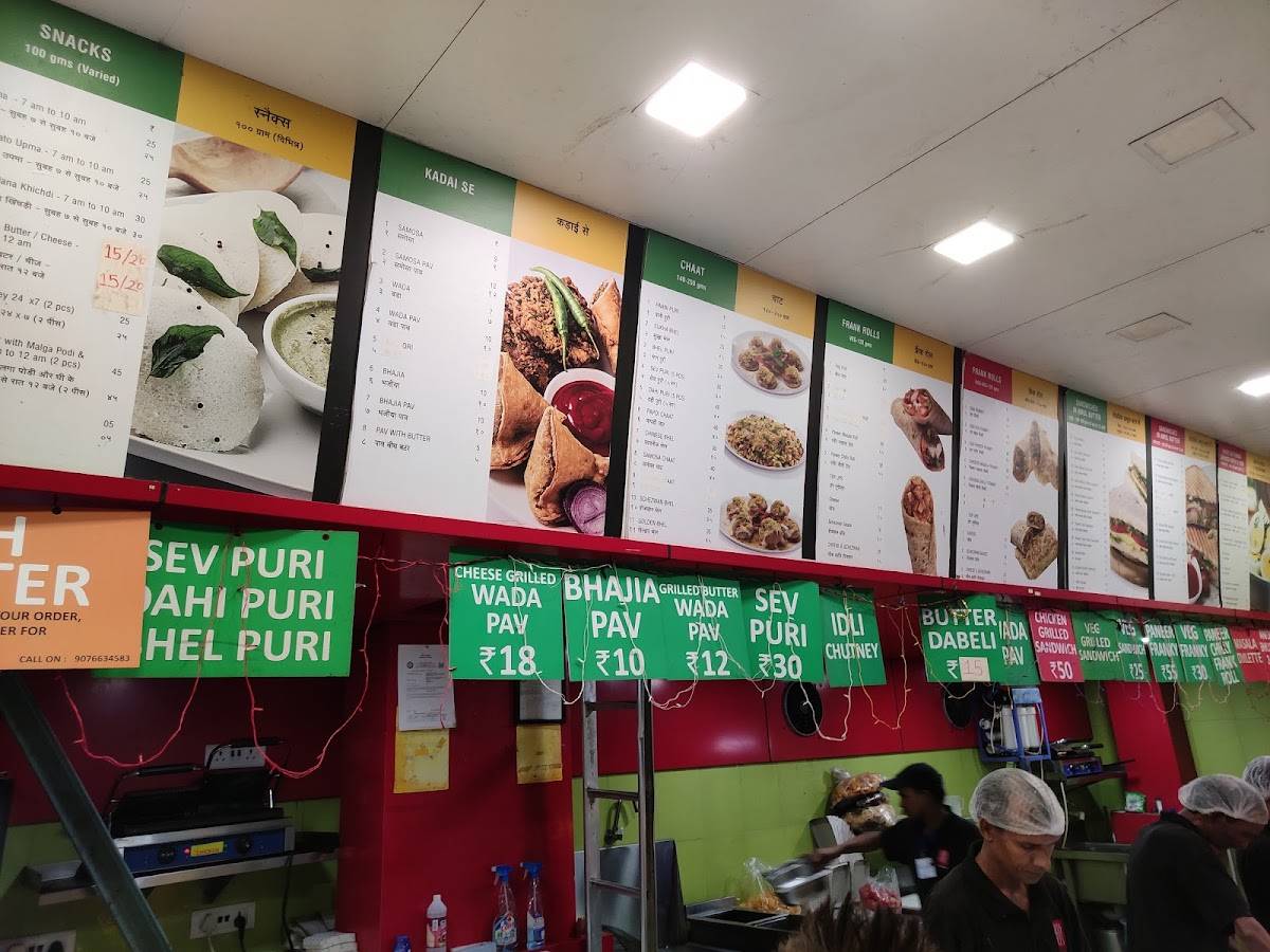 Menu at Food Track IRCTC Food Plaza, Mumbai