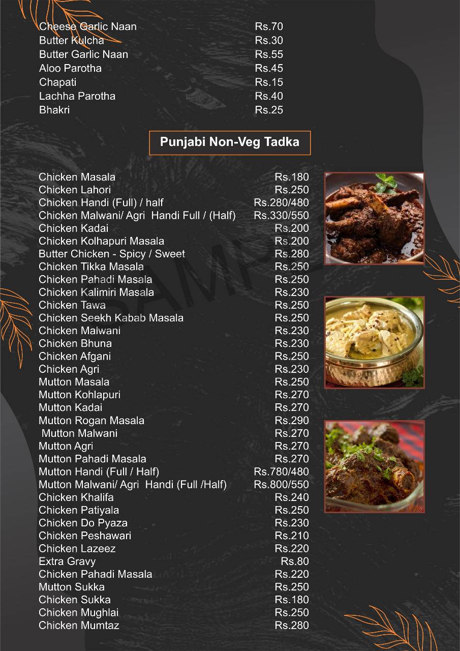 Menu at Food Village Family Restaurant, Dombivli, Dombivli