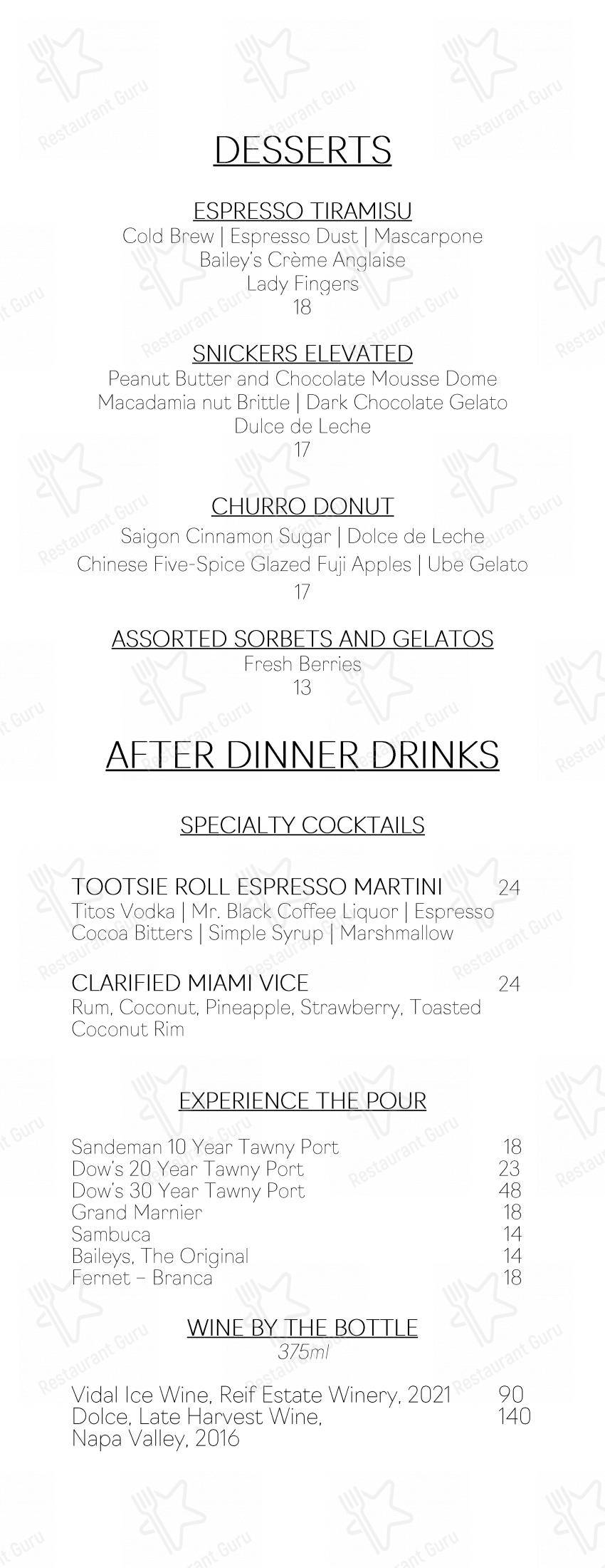 Menu at Forty1 pub & bar, Sedona