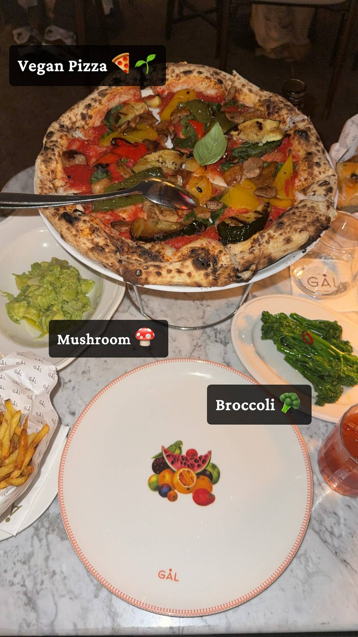 Menu at GAL Dubai restaurant, Dubai