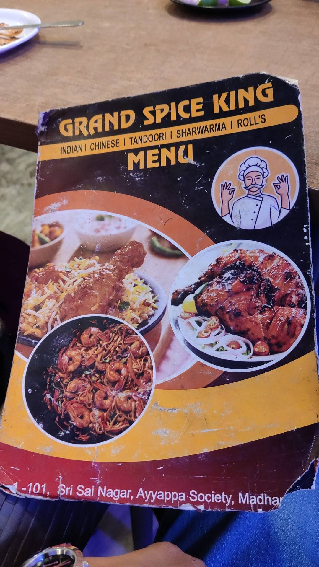 Menu at GRAND SPICE KING, Hyderabad