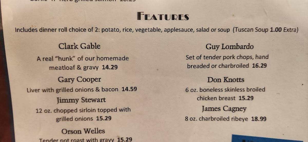 Menu at Gene's Place To Dine restaurant, Cleveland