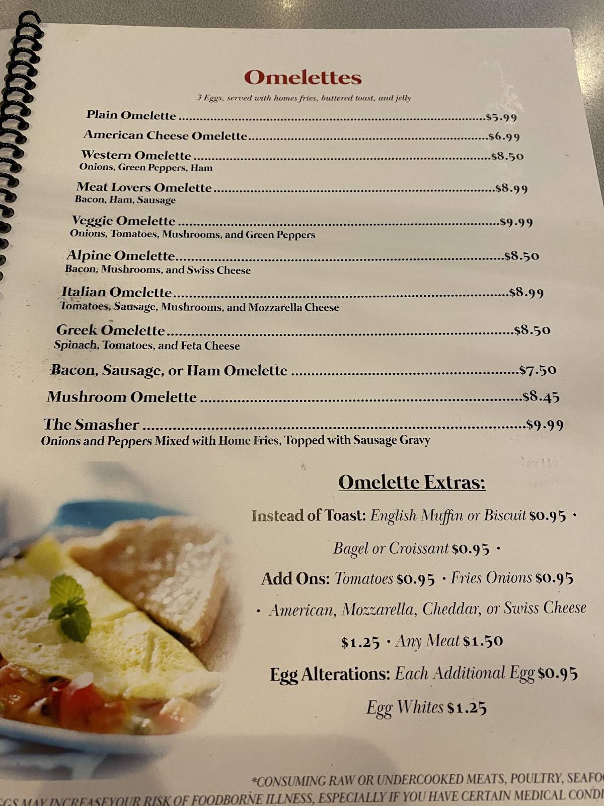 Menu at Gettysburg Family Restaurant, Gettysburg, York St #5