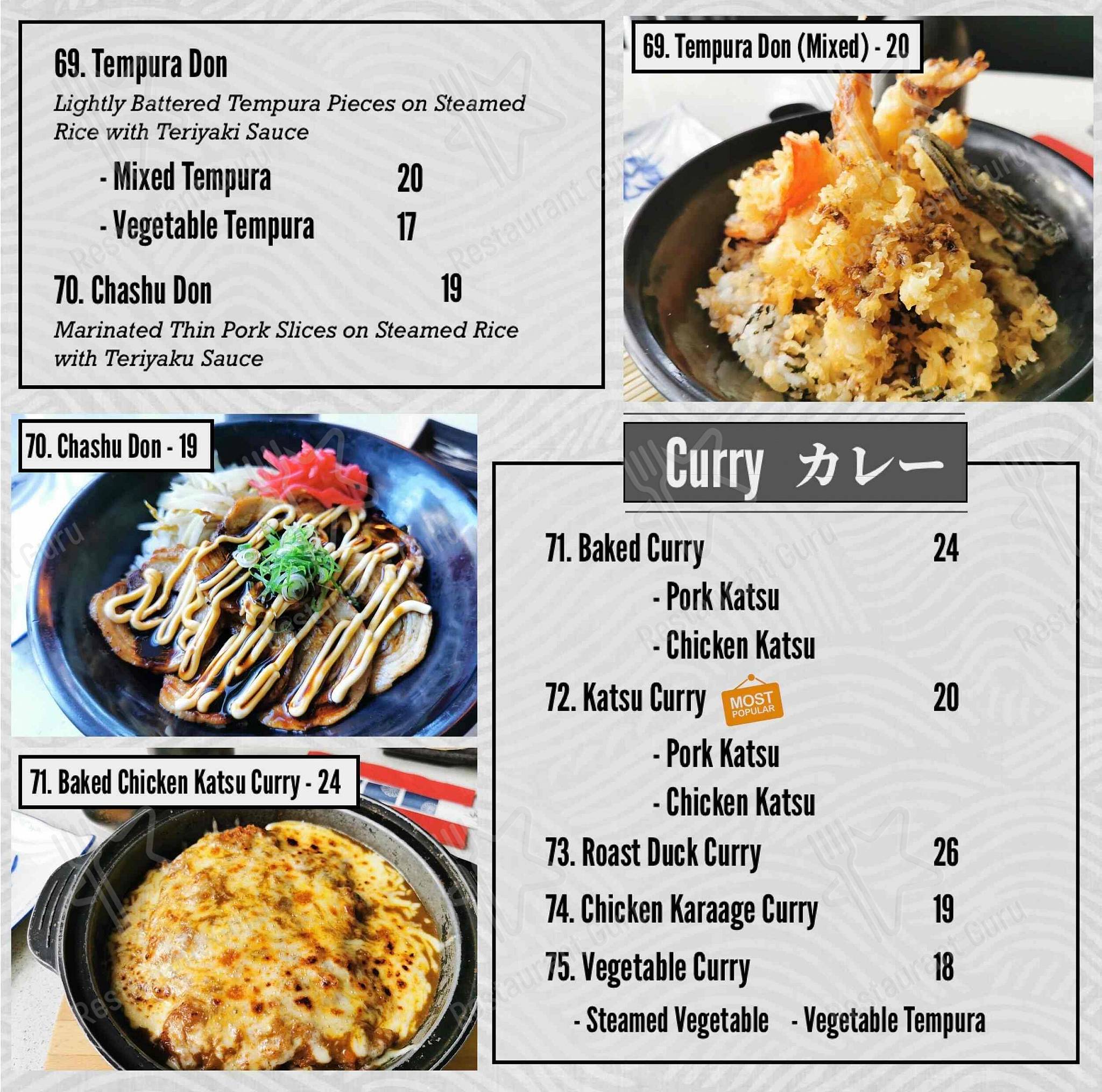 Menu at Ginga - Fortitude Valley restaurant, Fortitude Valley