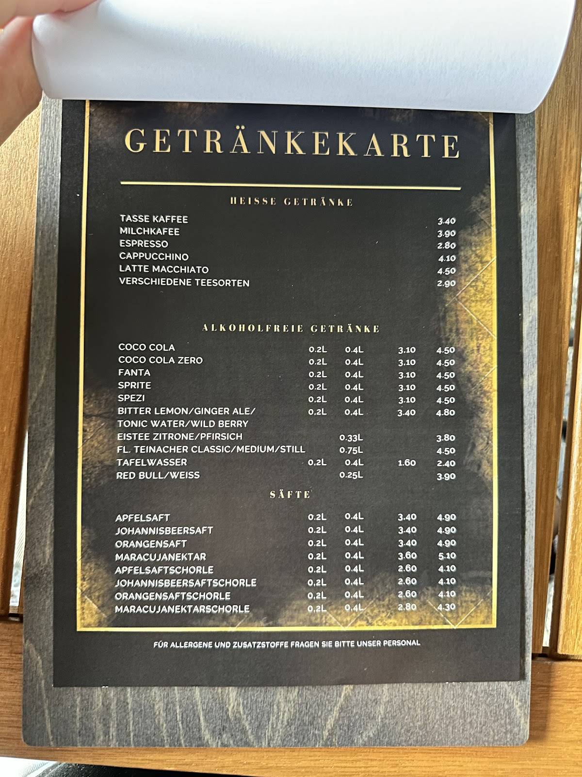 Speisekarte von Goldener Löffel restaurant, Leonberg