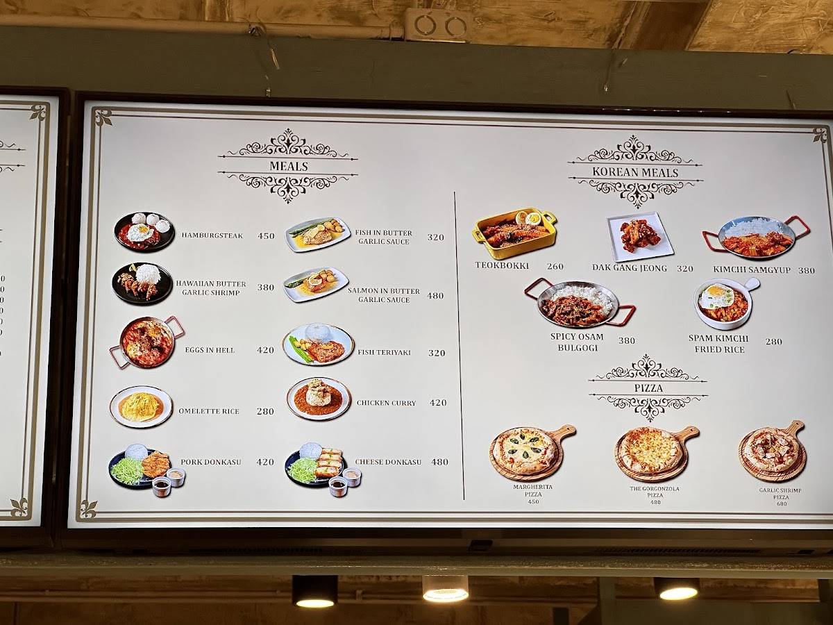 Menu at Good Pastry Cafe, San Juan