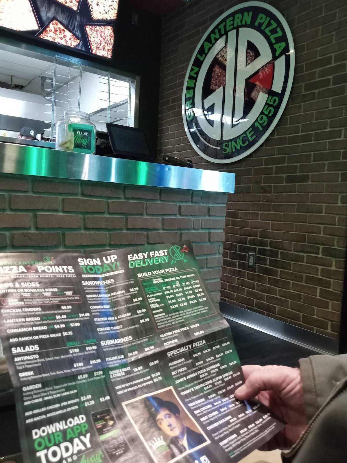 Menu at Green Lantern Pizza pizzeria, Royal Oak, Rochester Rd