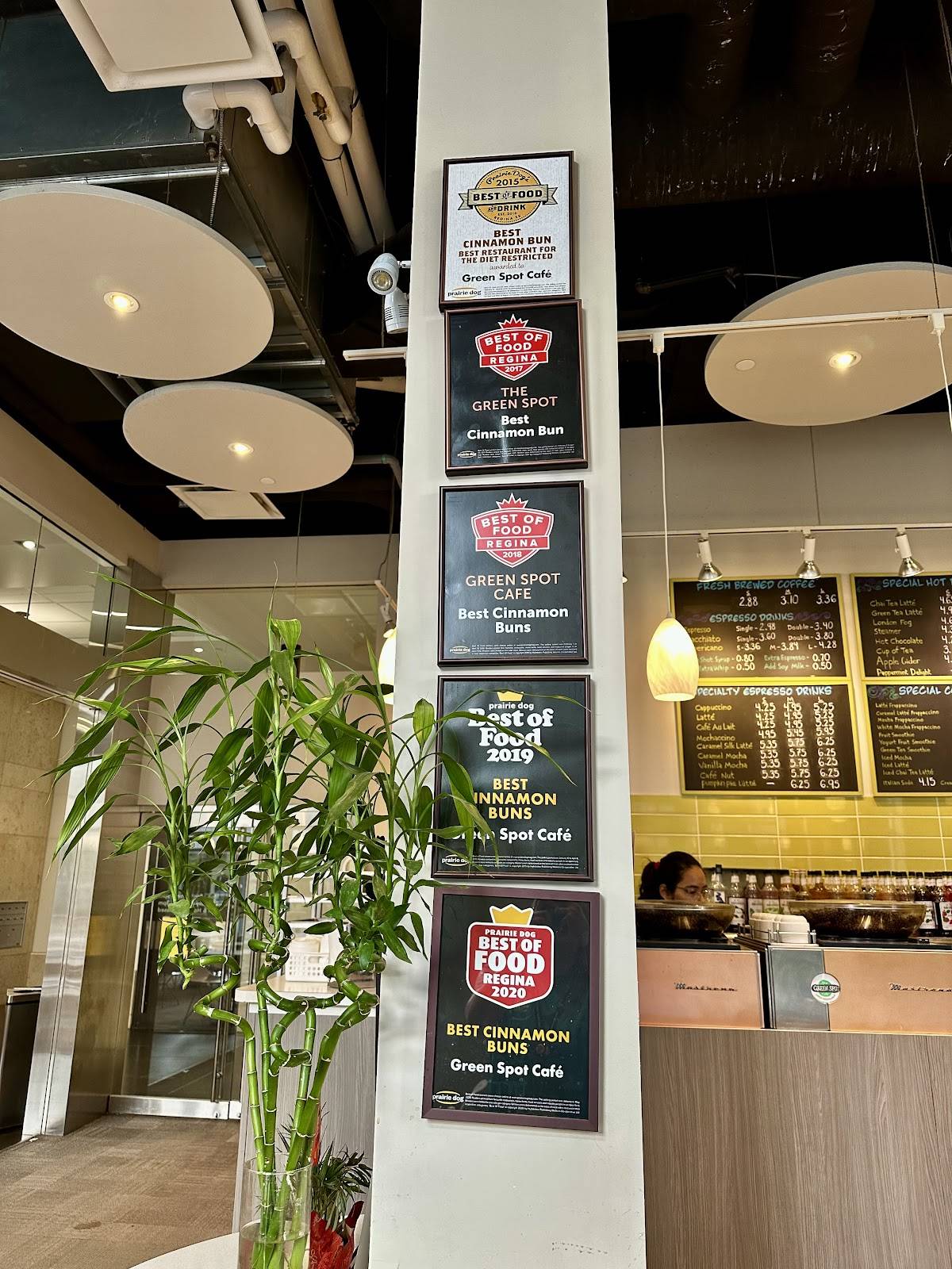Menu at Greenspot Cafe, Regina