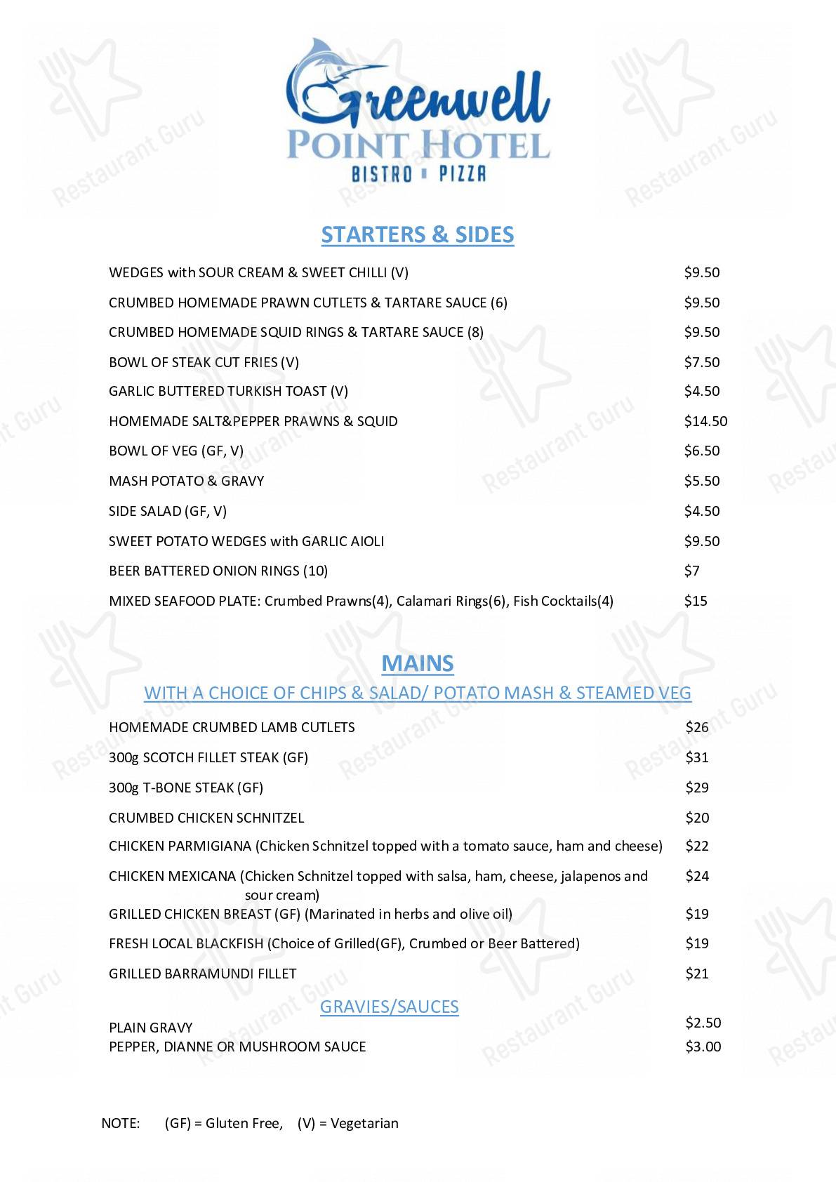 Menu at Greenwell Point Chinese Restaurant, Greenwell Point