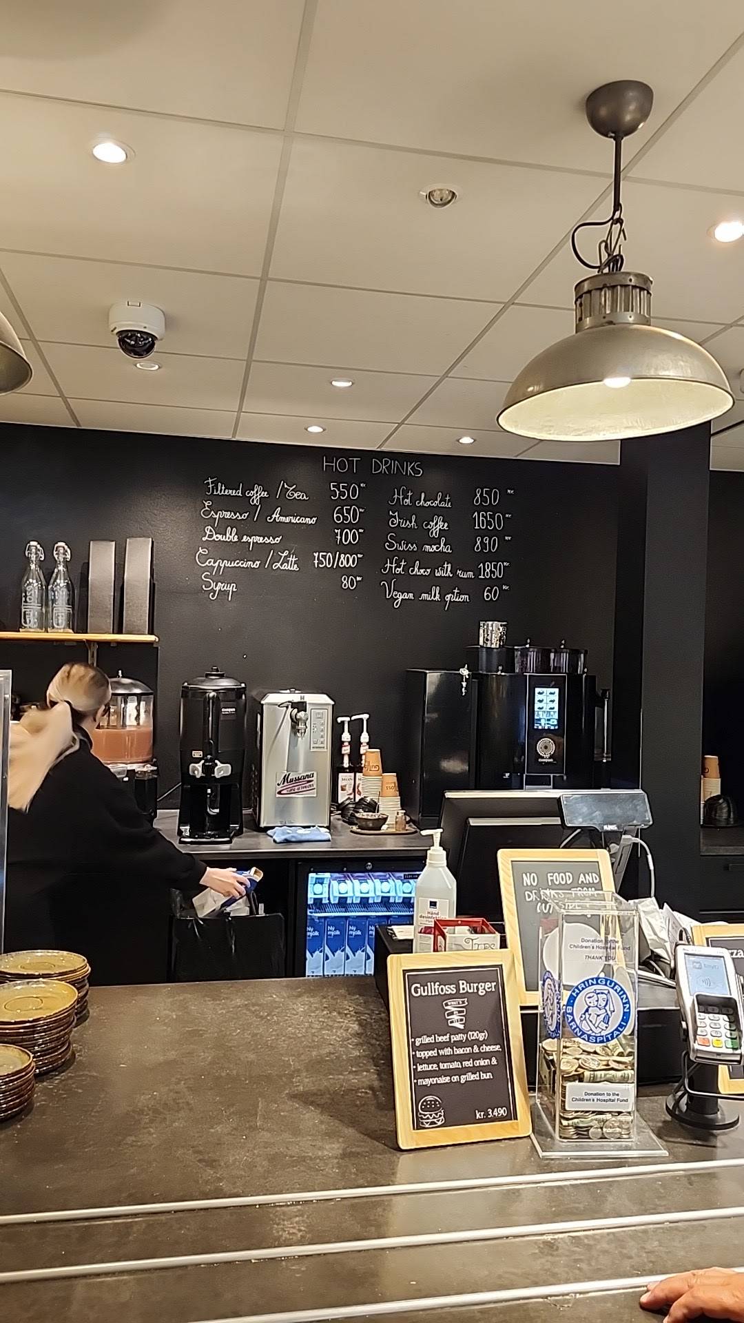 Menu at Gullfoss - Panorama Restaurant - Cafe - Shop, Iceland