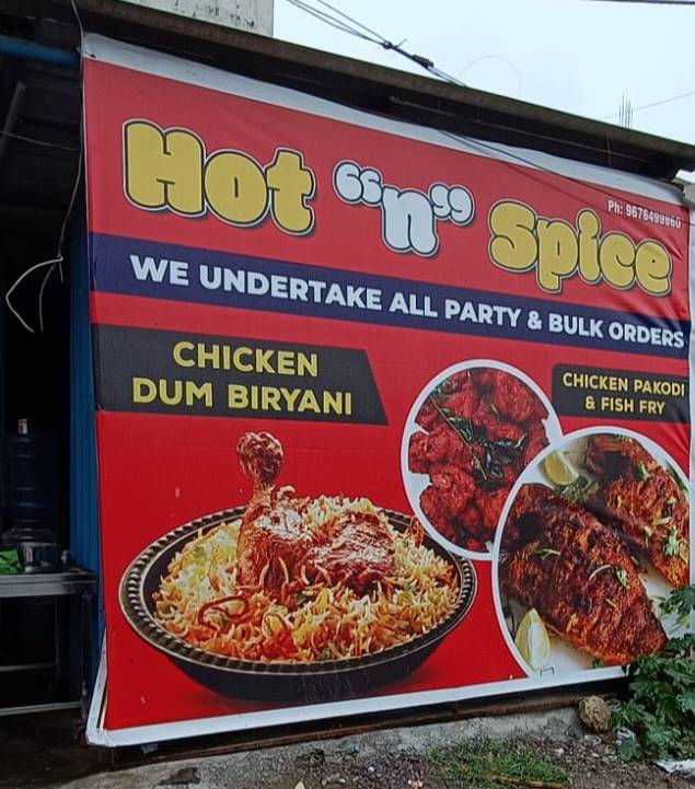 Menu at HOT N. SPICE, Hyderabad