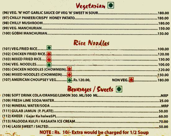 Menu at Haandi Restaurant, New Delhi, 37/1
