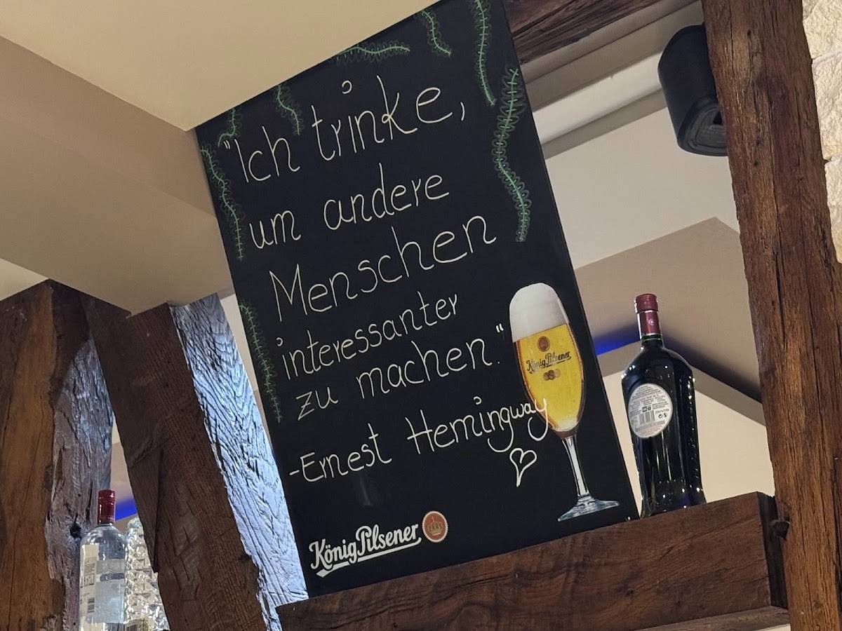 Speisekarte von Hemingway Peine restaurant, Peine
