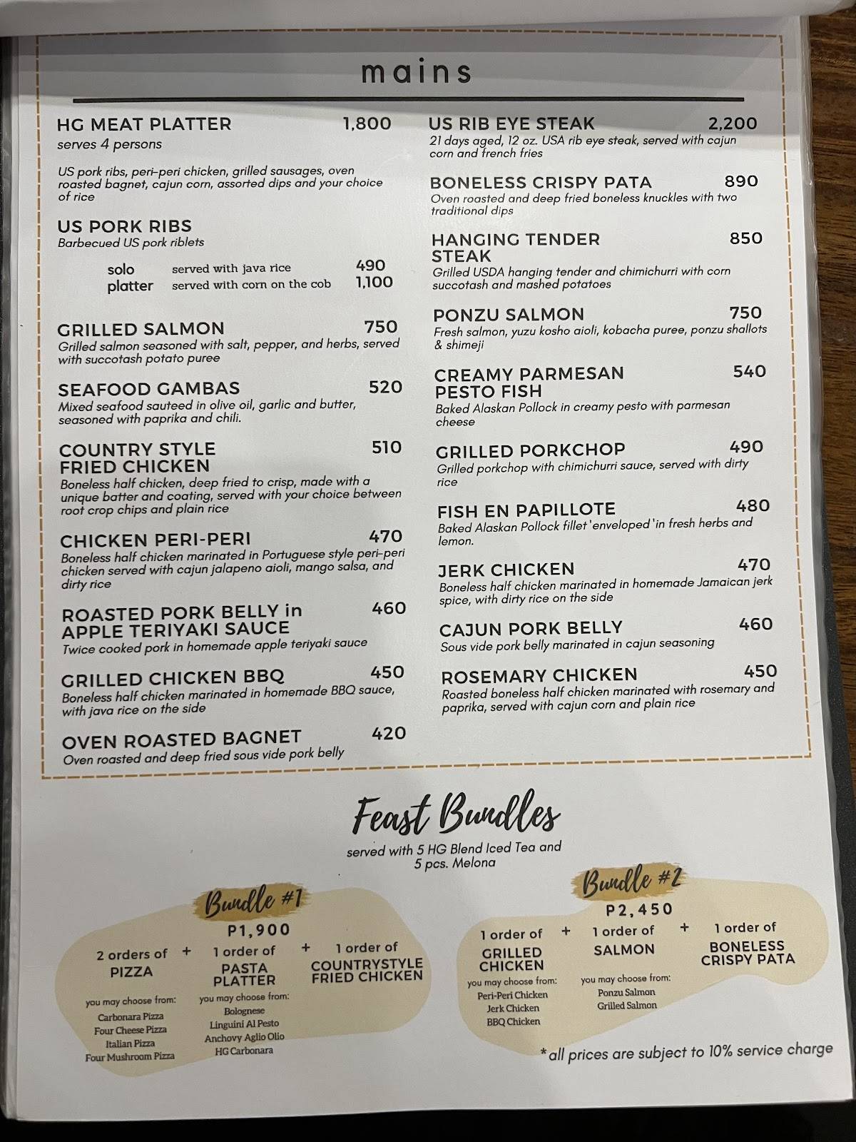Menu at High Grounds Café cafe, Quezon City