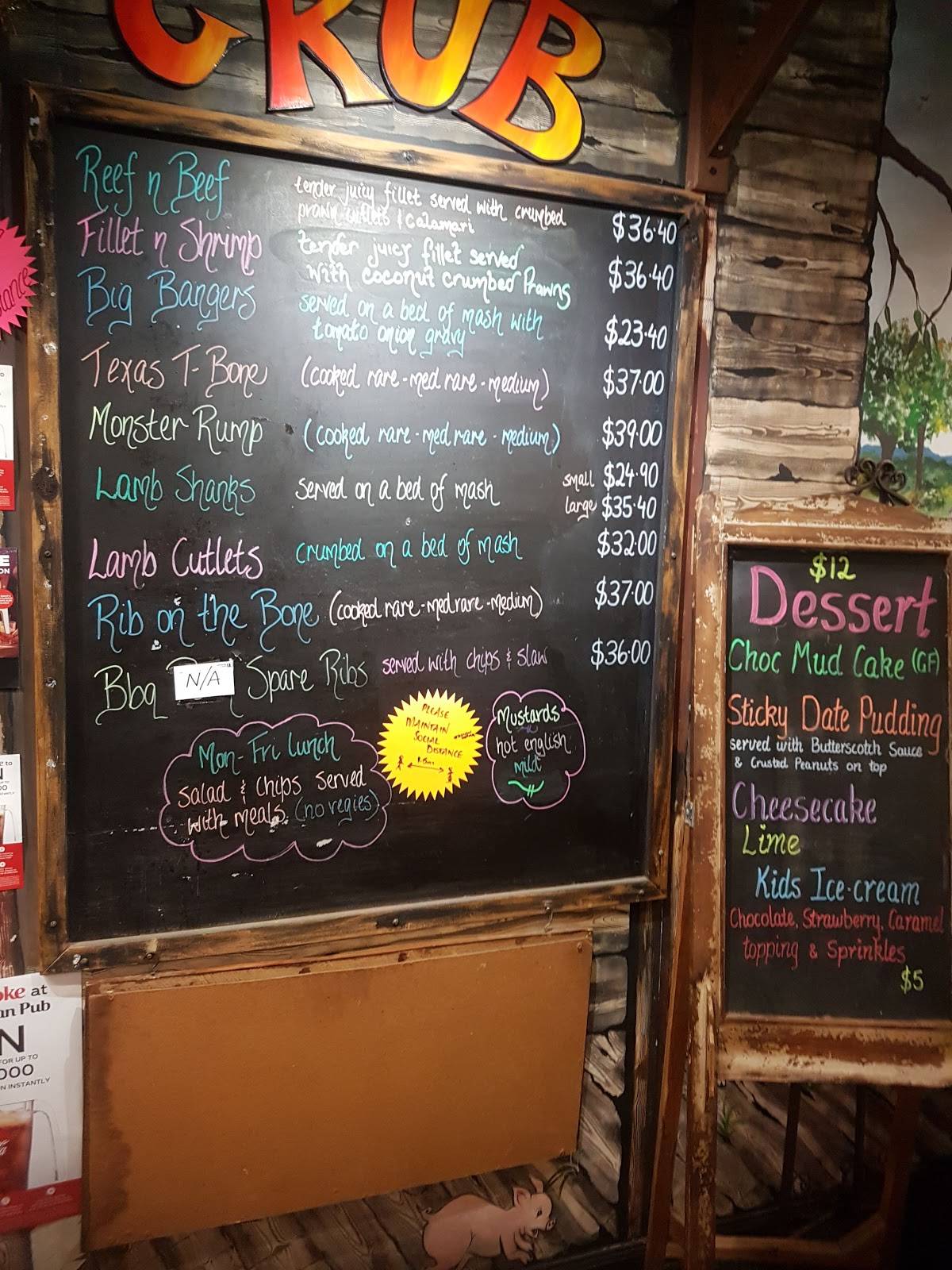 Menu at Meringandan Hotel pub & bar, Meringandan