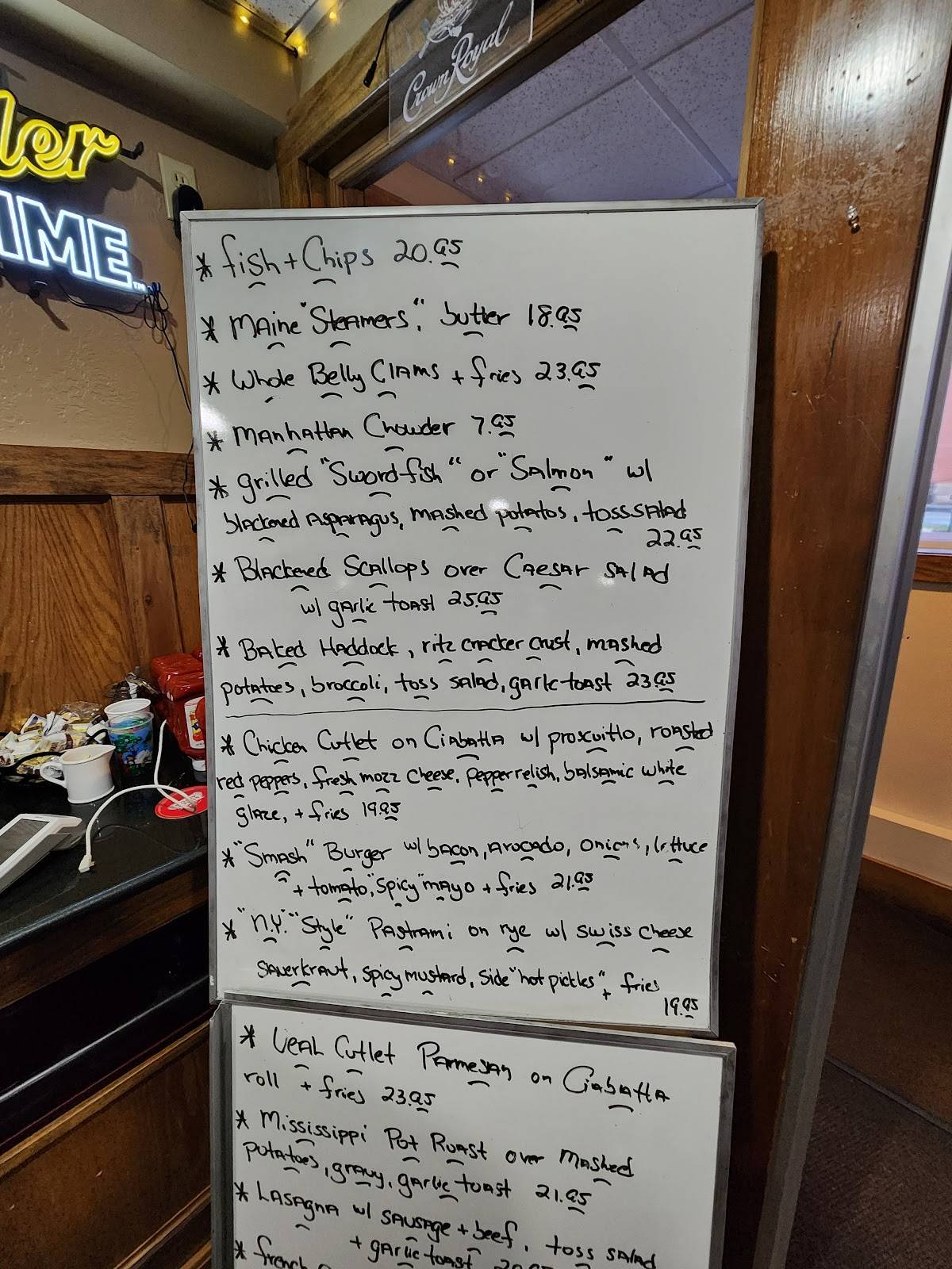 Menu at Hilltop Café pizzeria, Westerly, 23 Canal St