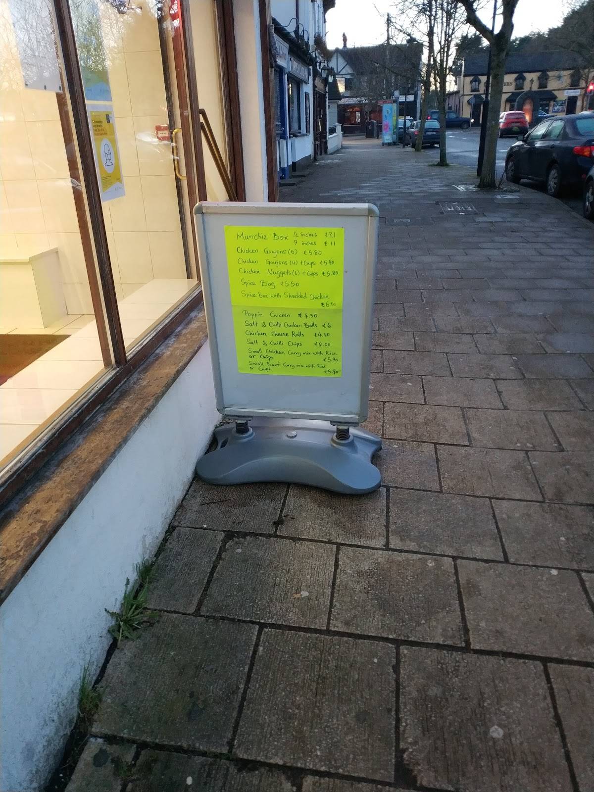 Menu at Ho Wun fast food, Dunboyne, L2228