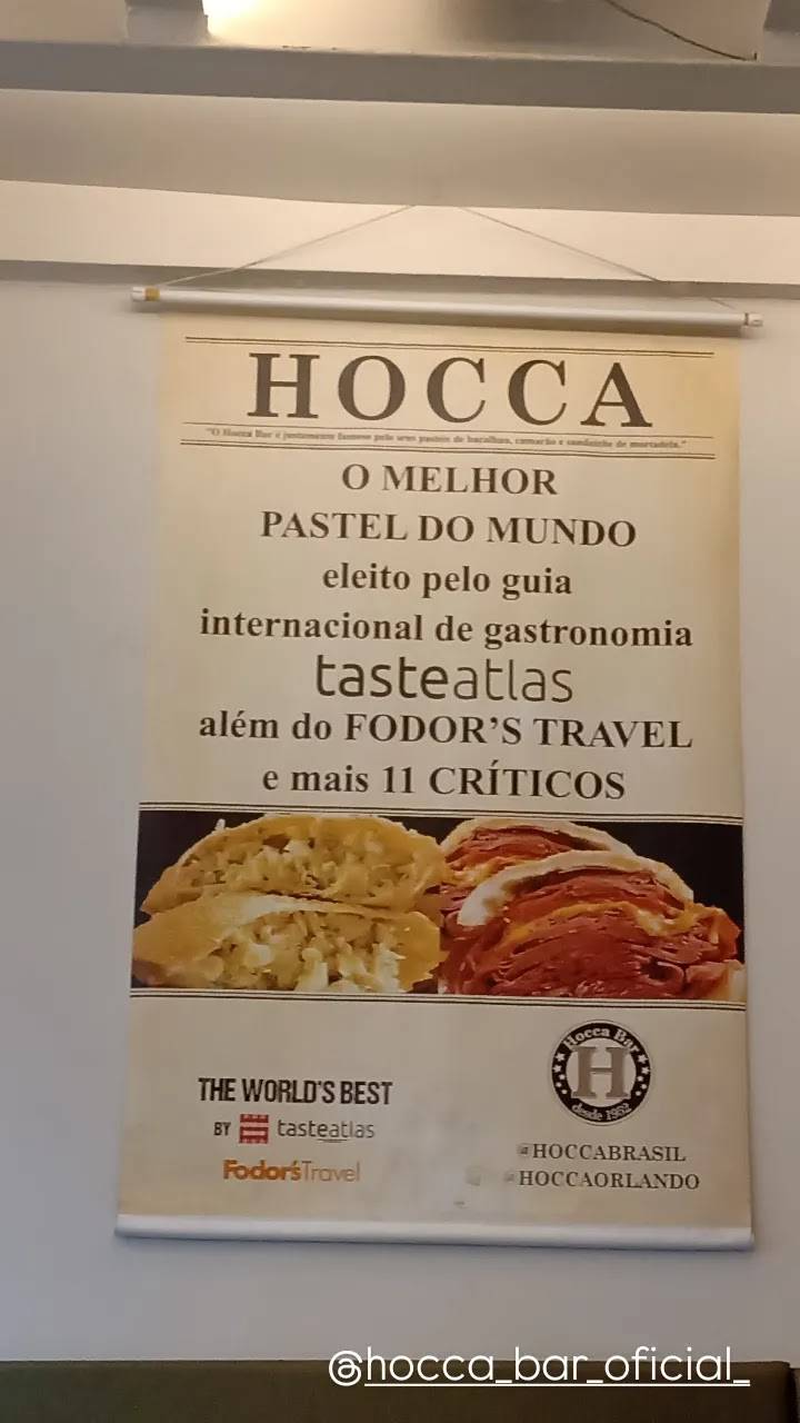 Menu at Hocca Bar - Mercadão, São Paulo, R. da Cantareira