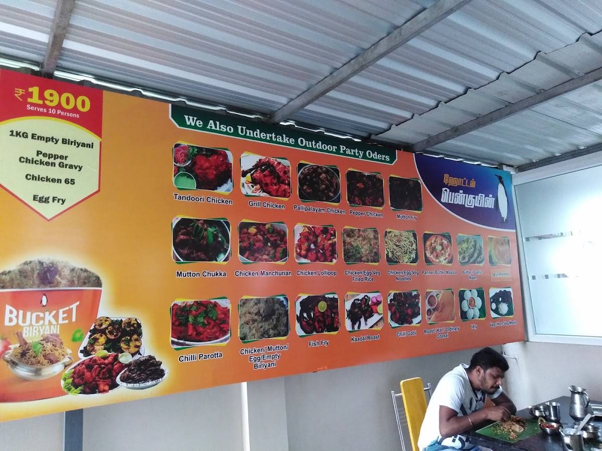Menu at Hotel Penguin, Coimbatore, B-34