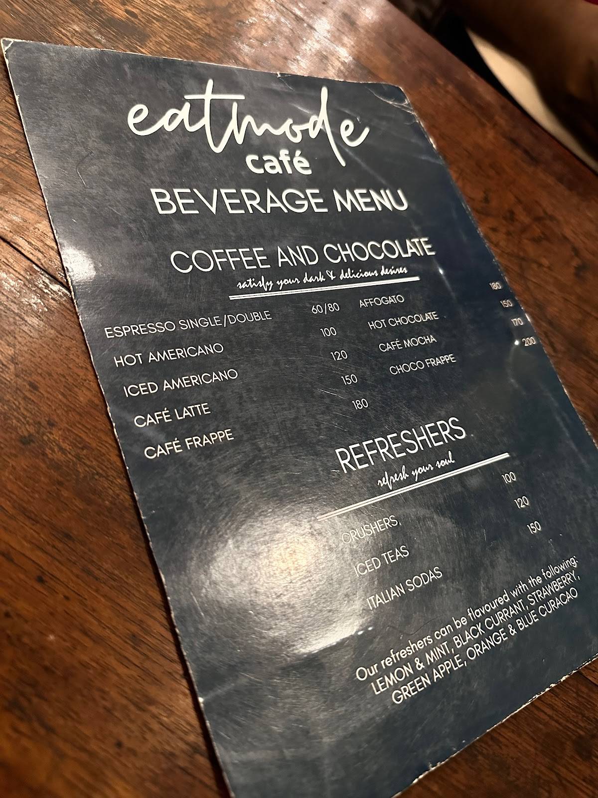 Menu at ISAI - The Art Café, Chennai