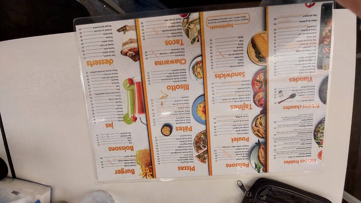 Menu au Ifrane restaurant Casablanca, Casablanca