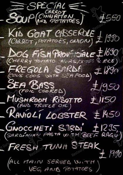 Menu at Nonna Lia by Il Bacio restaurant, Buckhurst Hill, 182 Queen's Rd
