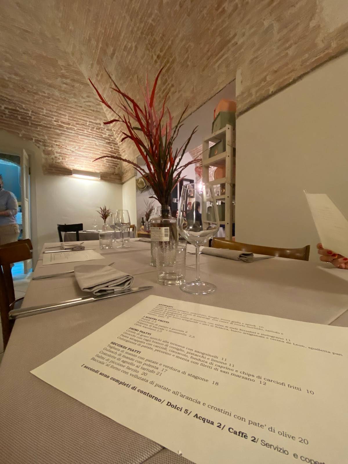 Menu da Il Convivio ristorante, Terni