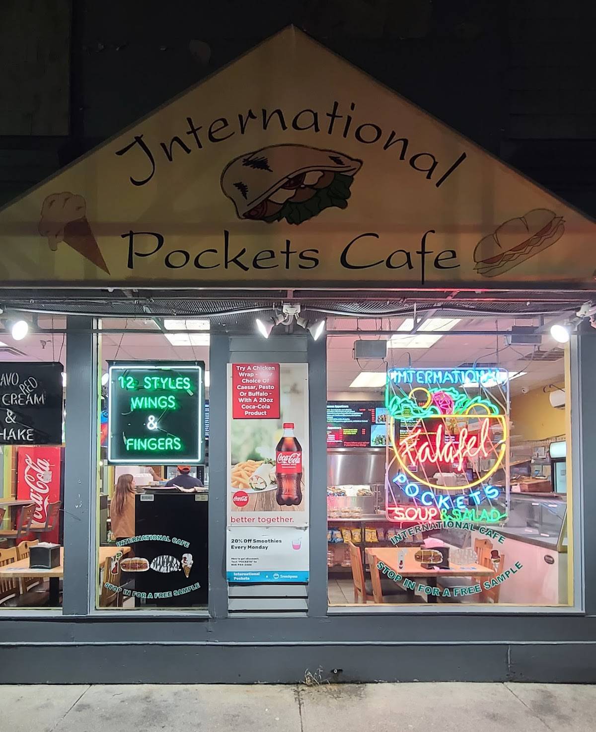 Menu at International Pocket Cafe, South Kingstown