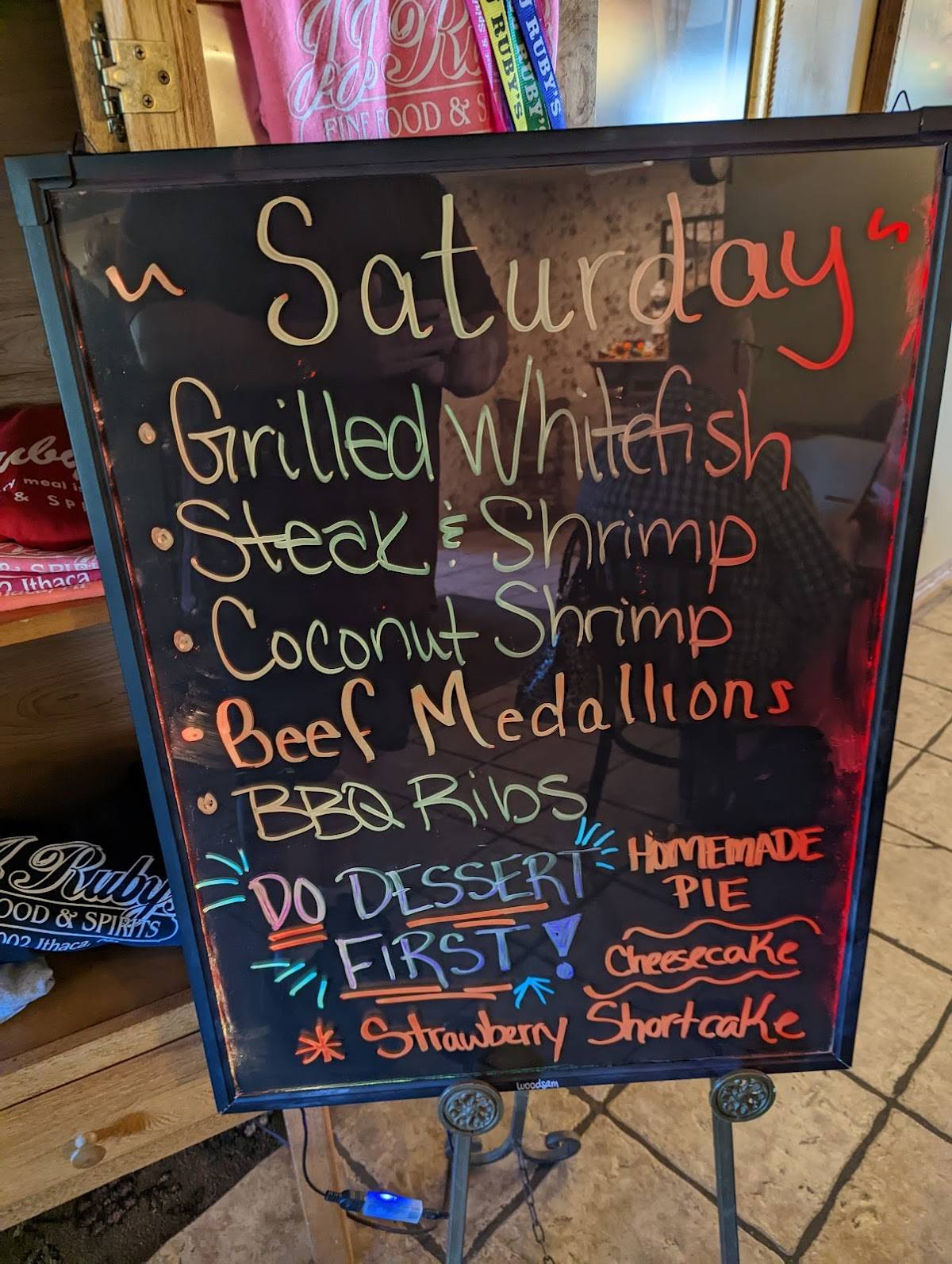 Menu at J J Rubys pub & bar, Ithaca